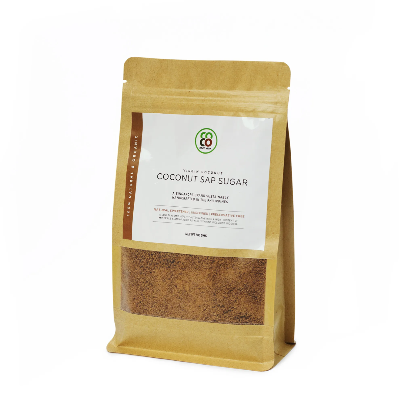 Coco Veda Coconut Sap Sugar 500gm - Manadr
