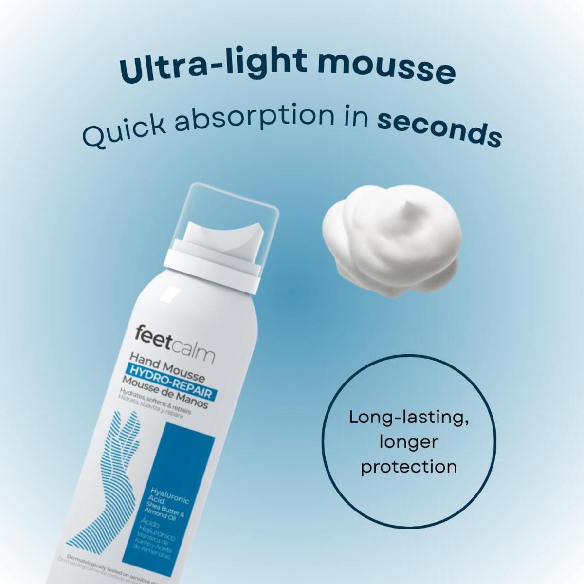 Feetcalm Hand Mousse Hydro-Repair 125ml - Manadr