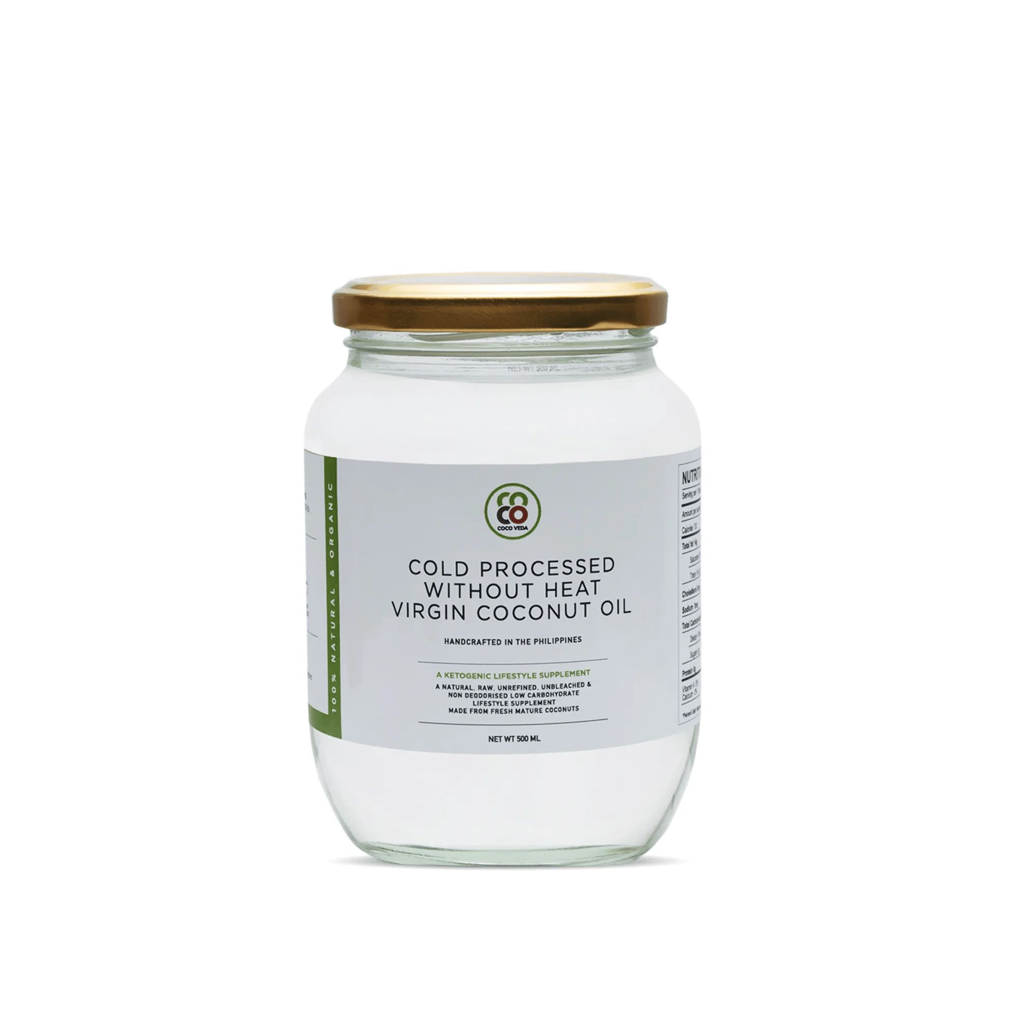 Coco Veda Virgin Coconut Oil 500ml - Manadr