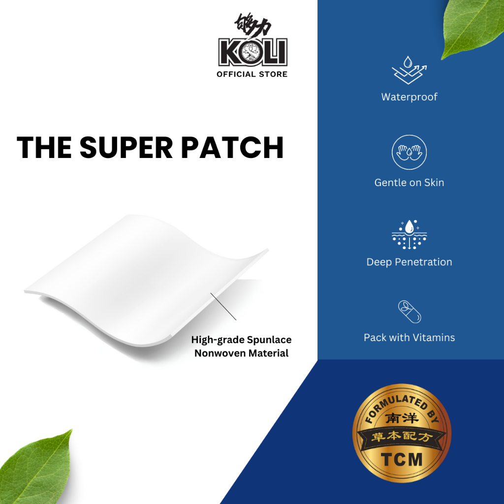 够力 KOLI AGEING Pain Relief Plaster - Twin Pack 10 Pieces (RHEUMATIC ...