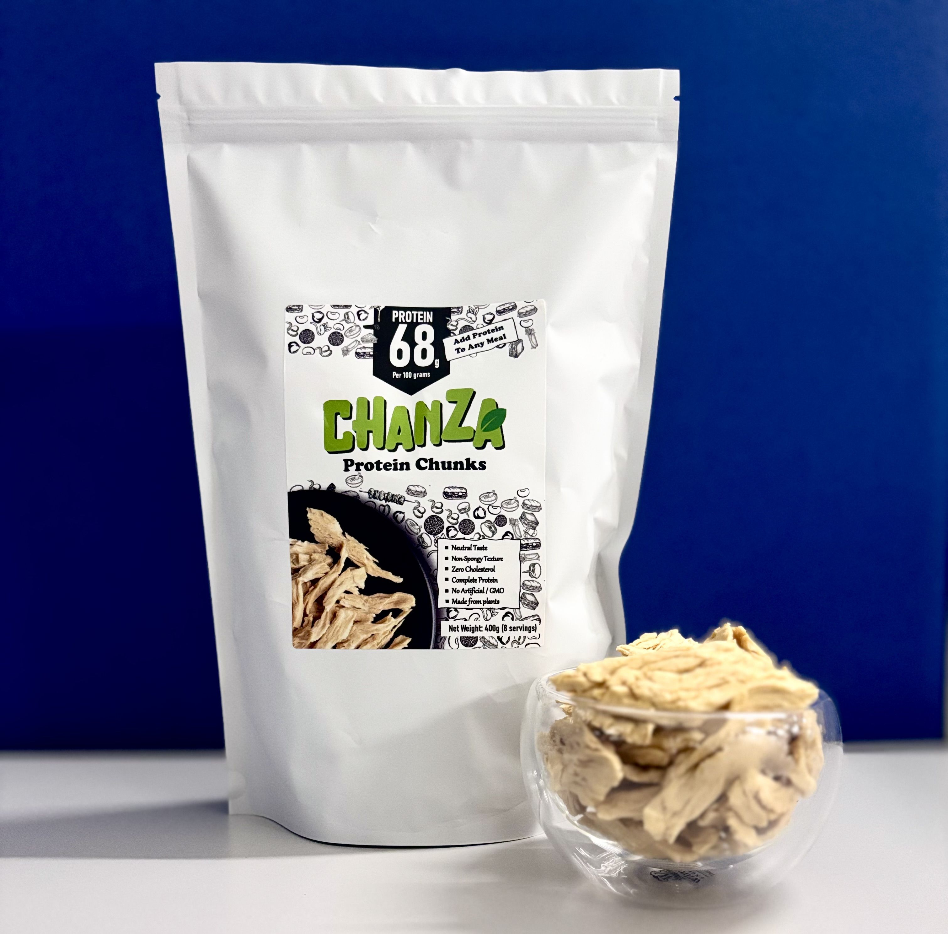 CHANZA Protein Chunks 300g (bundle of 3) - Manadr