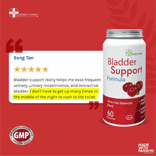 Herbal Pharm - Bladder Support Formula (Expiry Date: 12/2027) - Manadr