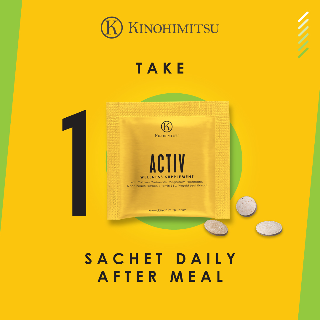 Kinohimitsu 3-in-1 supplement Activ 14's - Manadr